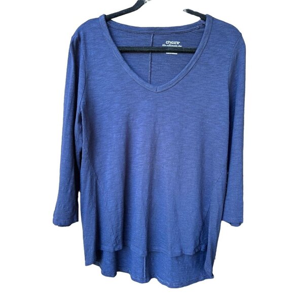 Chico's | Tops | Chicos The Ultimate Tee Size M 6 Cotton 40 Modal 34 ...